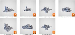 Corpse Piles - Printable Scenery