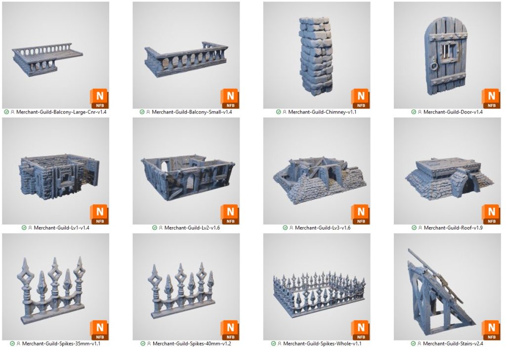 Merchant Guild - Printable Scenery