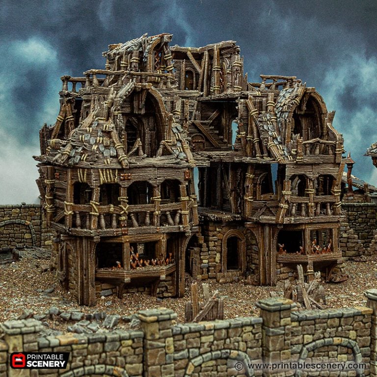 Ruined City Inn - Printable Scenery