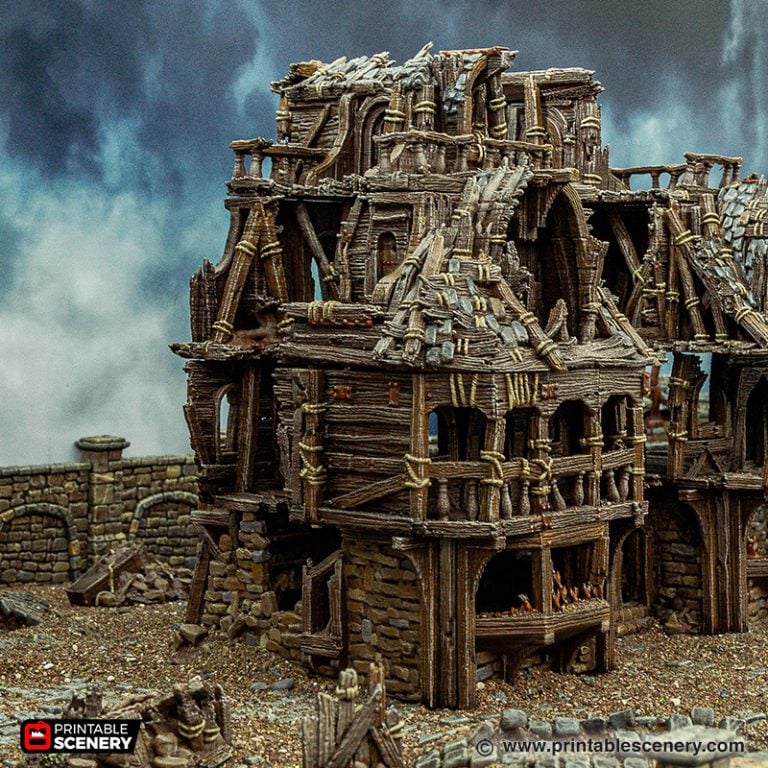 Ruined City Inn - Printable Scenery