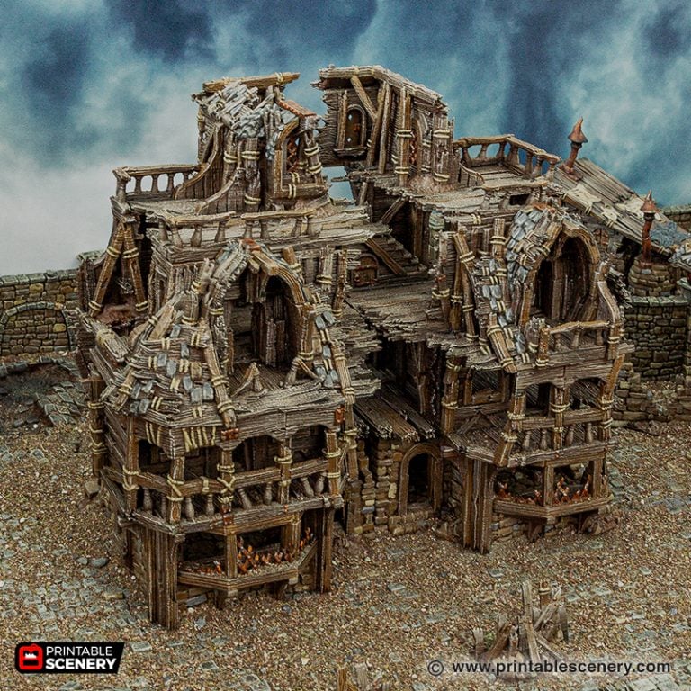 Ruined City Inn - Printable Scenery