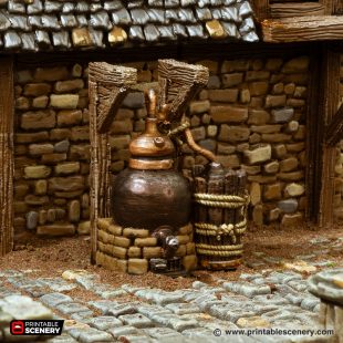 Rum Distillery - Printable Scenery
