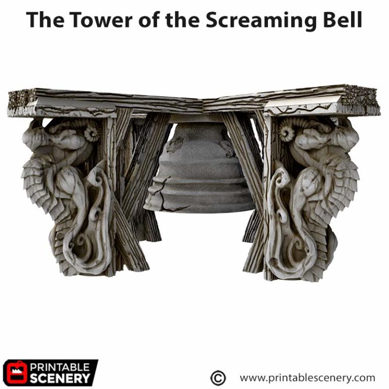 The Tower of the Screaming Bell Expansion - Printable Scenery