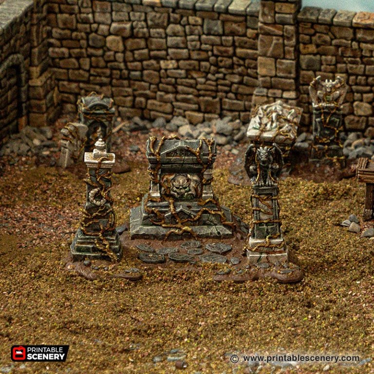 Tombstones - Printable Scenery