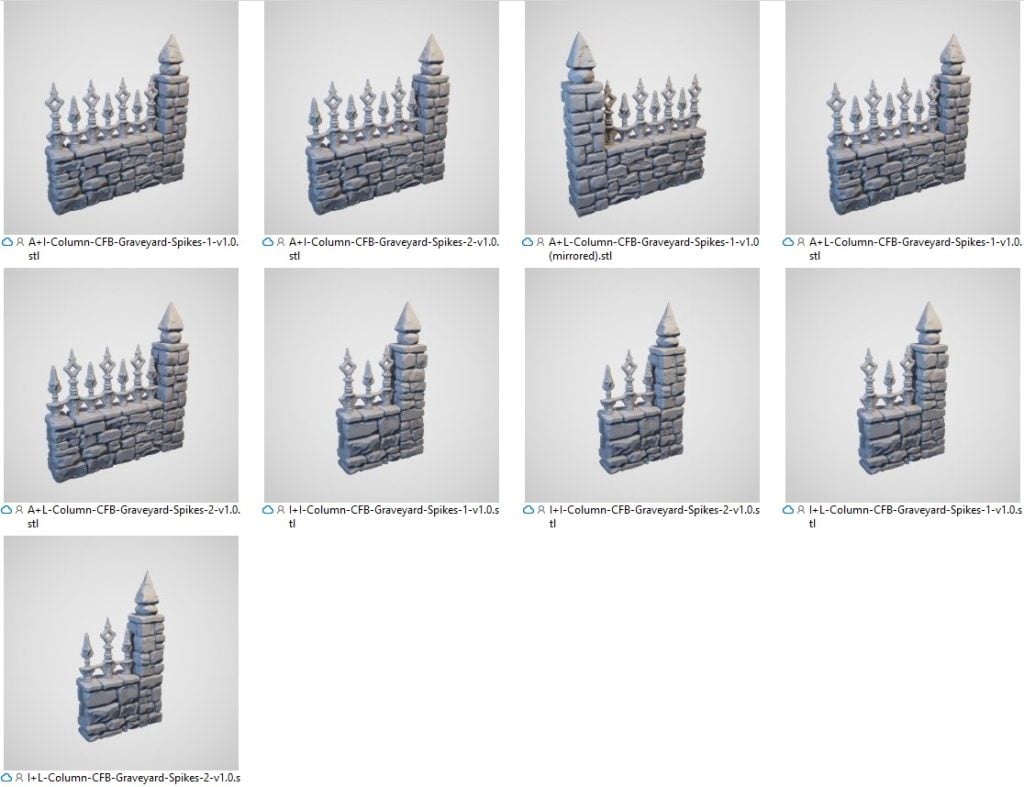 OpenLOCK Graveyard - Printable Scenery