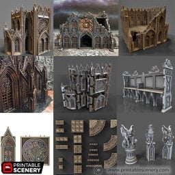 Complete Dwarves - Printable Scenery