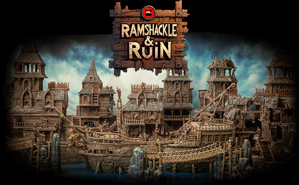 Cities of Ramshackle & Ruin - Printable Scenery