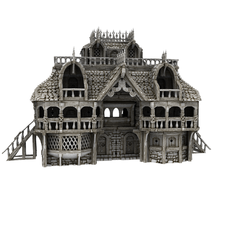 Swap levels on your Cities of Ramshackle Buildings - Printable Scenery