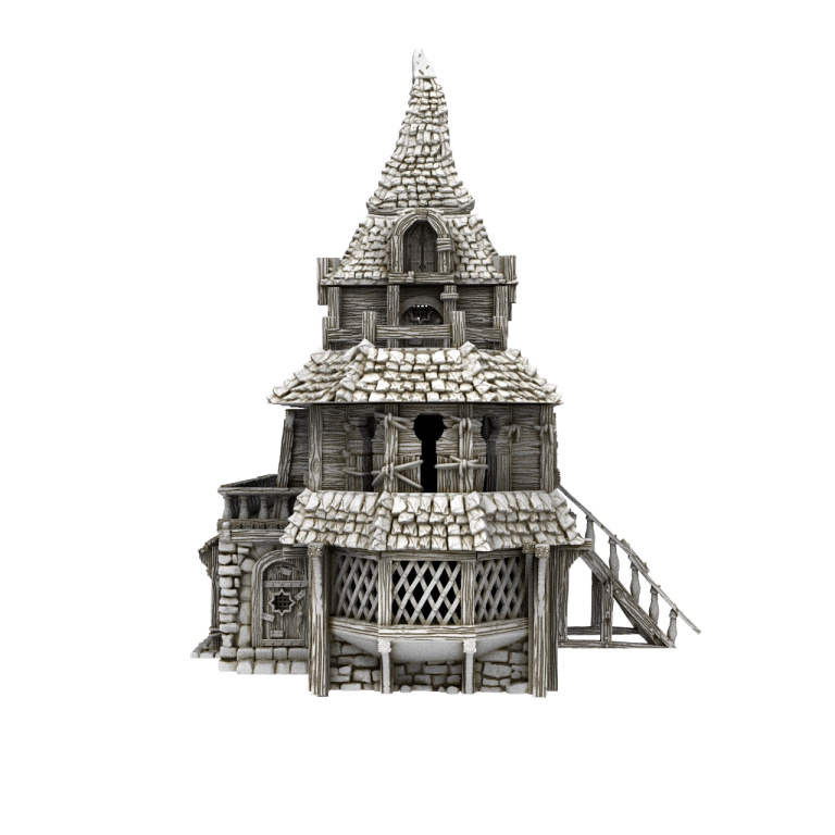 Swap levels on your Cities of Ramshackle Buildings - Printable Scenery