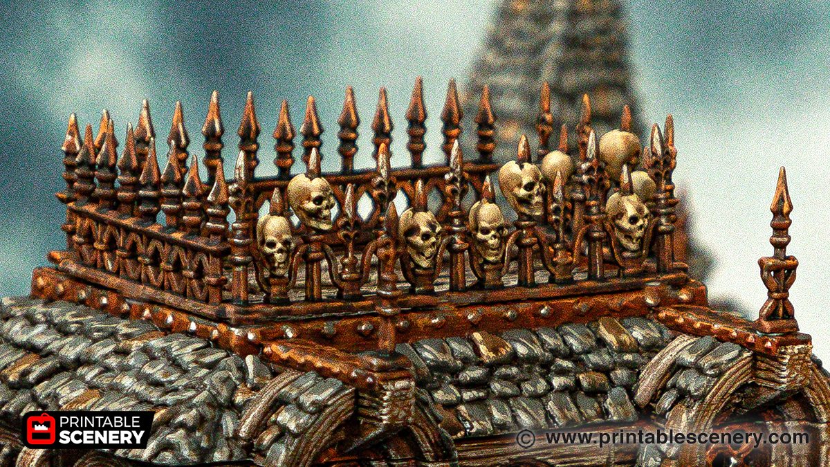 Roof Spikes - Printable Scenery