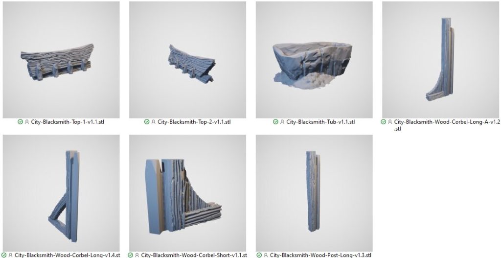 City Blacksmith - Printable Scenery