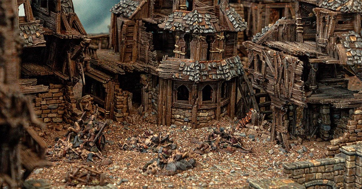 Cities of Ruin STL Files - www.printablescenery.com