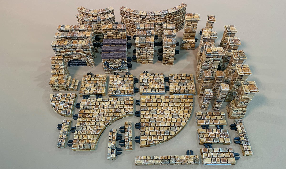 How to build and connect city foundations - Printable Scenery