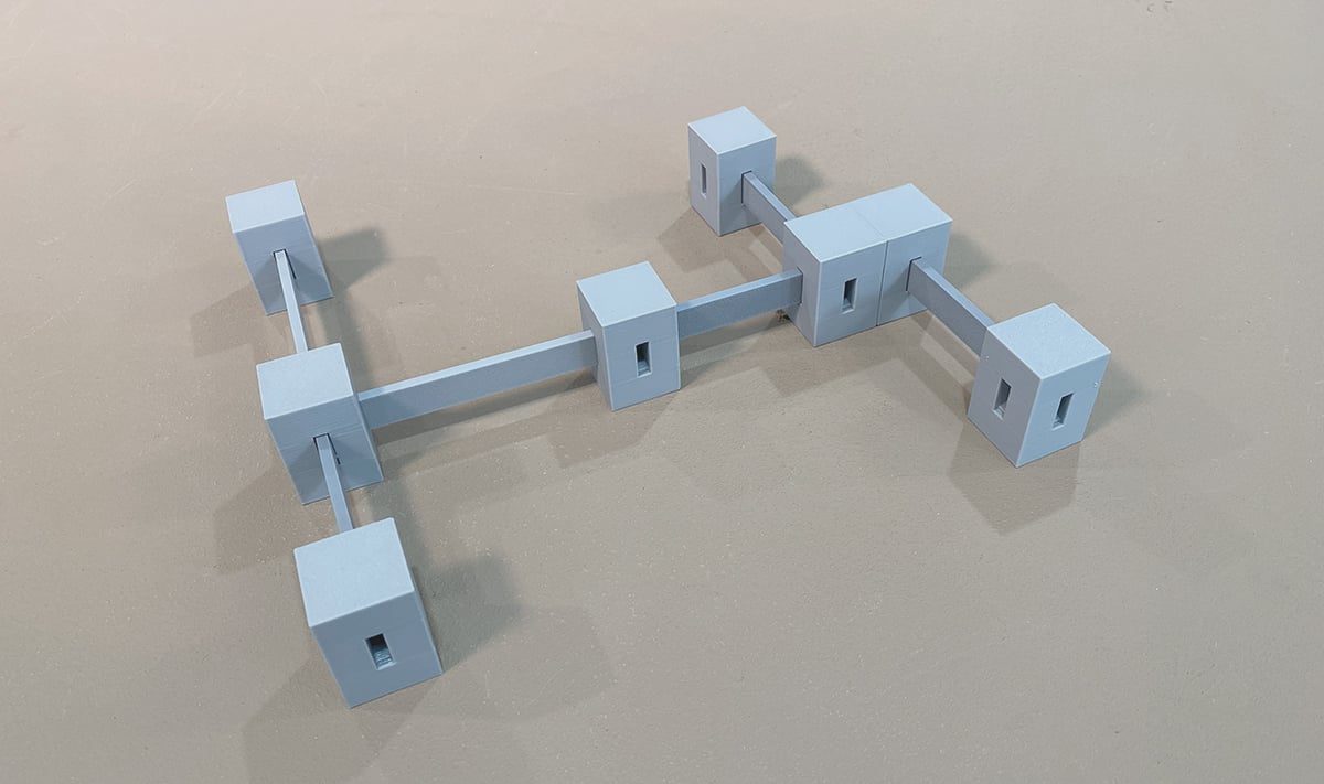 How to build and connect city foundations - Printable Scenery