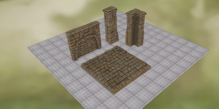 How to build and connect city foundations - Printable Scenery