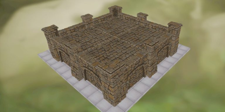 How to build and connect city foundations - Printable Scenery