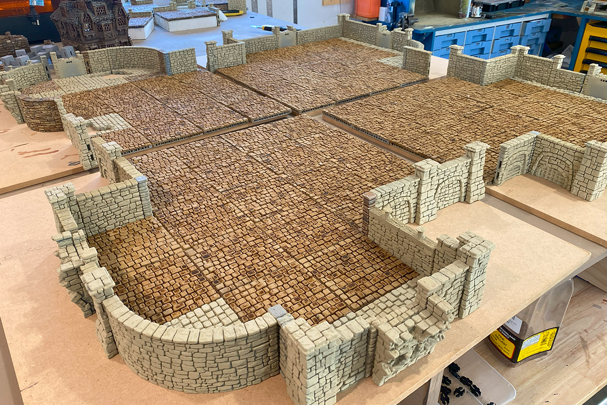 Building a modular Ramshackle board for gaming - Printable Scenery