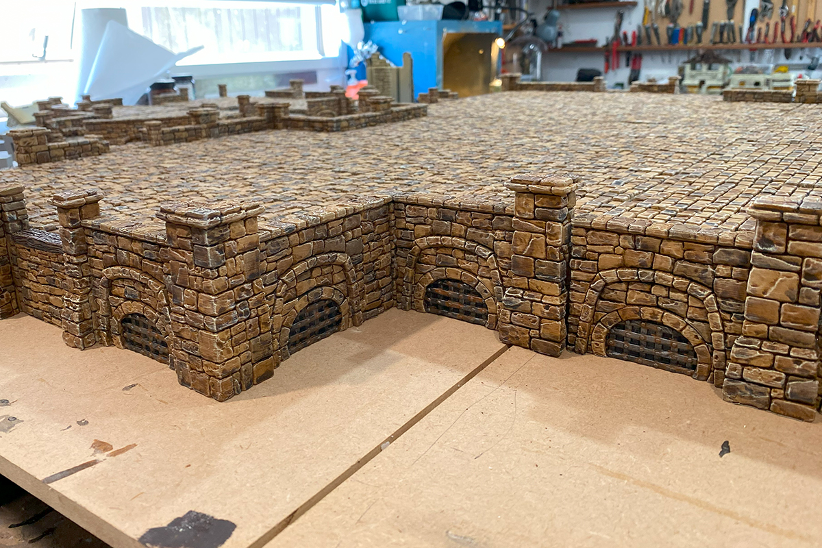 Building a modular Ramshackle board for gaming - Printable Scenery