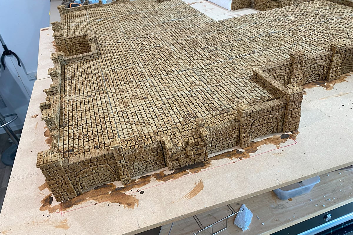 Building a modular Ramshackle board for gaming - Printable Scenery