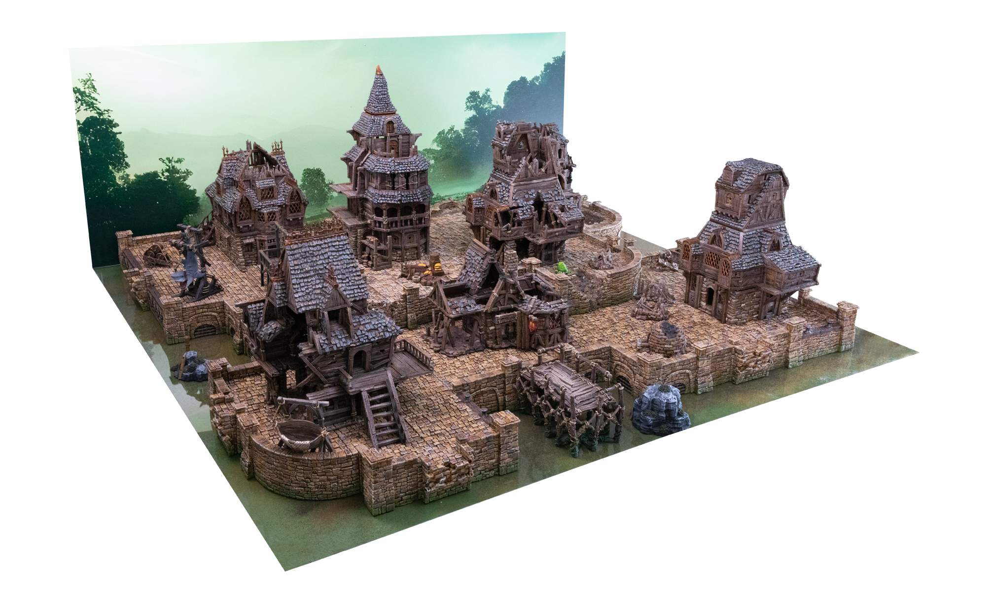 Building a modular Ramshackle board for gaming - Printable Scenery