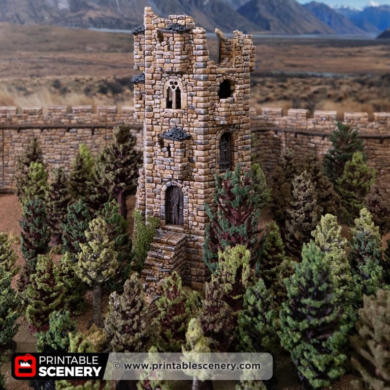 Pine Trees - Printable Scenery