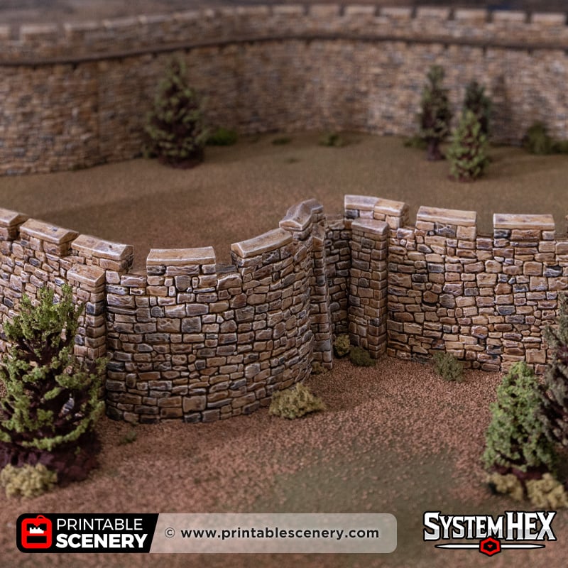 Castles, Keeps & Citadels STL Files - www.printablescenery.com