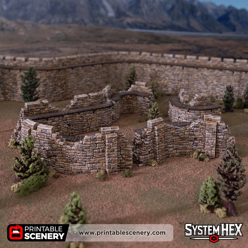 Historic terrain - Printable Scenery
