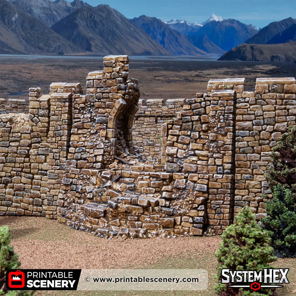 Historic terrain - Printable Scenery