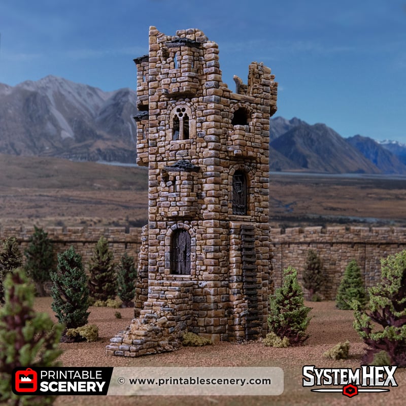 Historic terrain - Printable Scenery