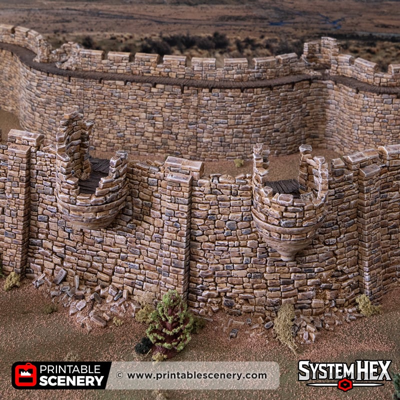 Castles, Keeps & Citadels STL Files - www.printablescenery.com