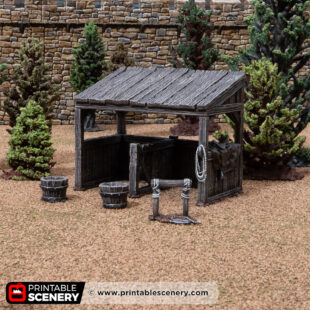 Castle Stables - Printable Scenery