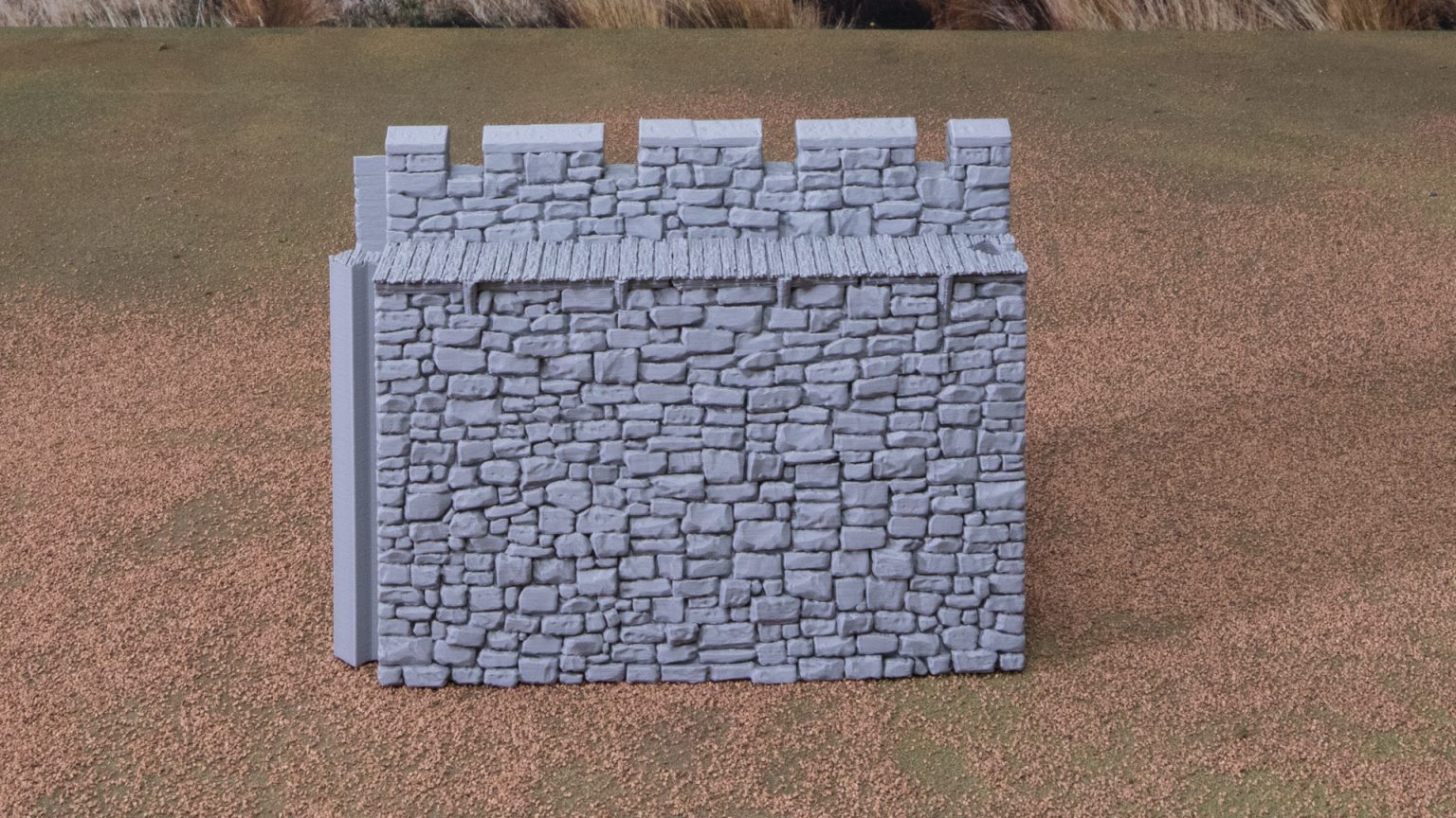 How to paint castle bricks - Printable Scenery