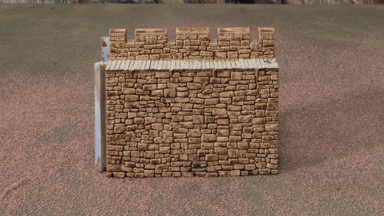 How to paint castle bricks - Printable Scenery