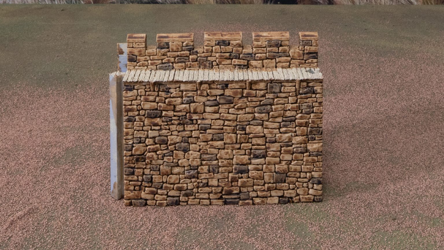 How to paint castle bricks - Printable Scenery