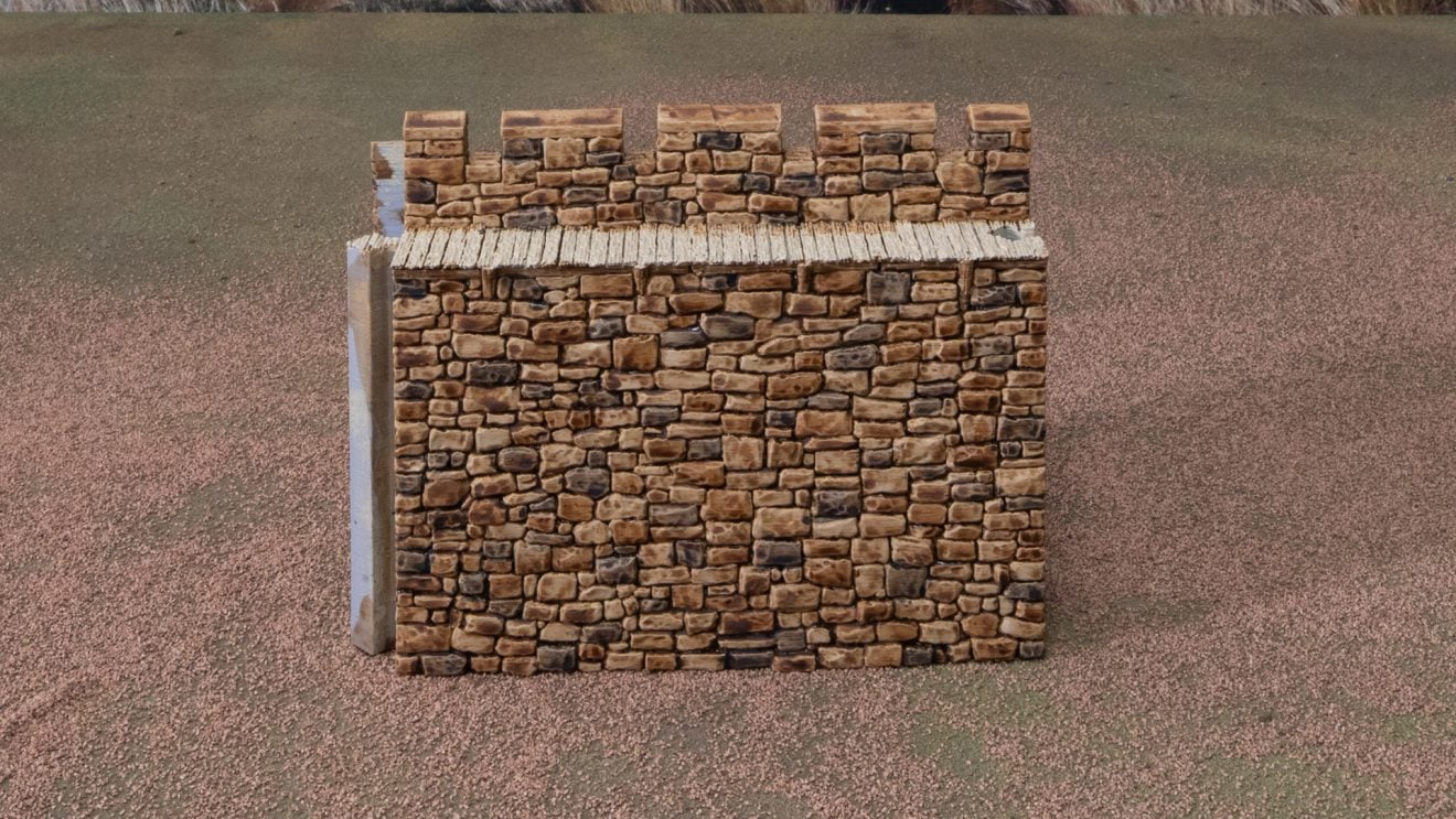 How to paint castle bricks - Printable Scenery