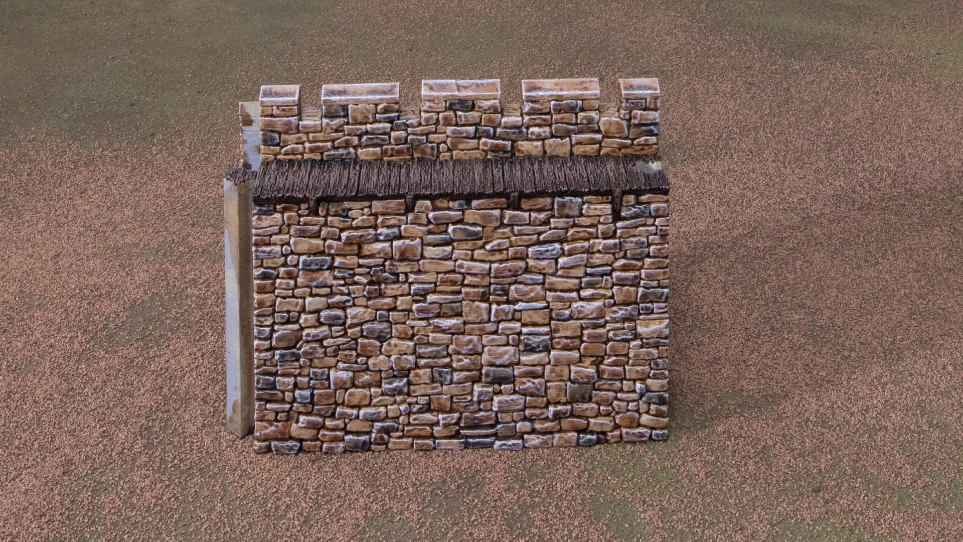 How to paint castle bricks - Printable Scenery