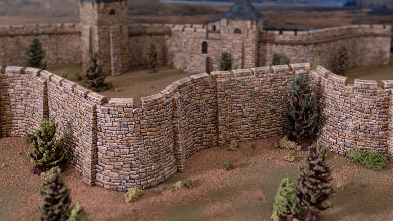 Castle Stone Barn - Printable Scenery