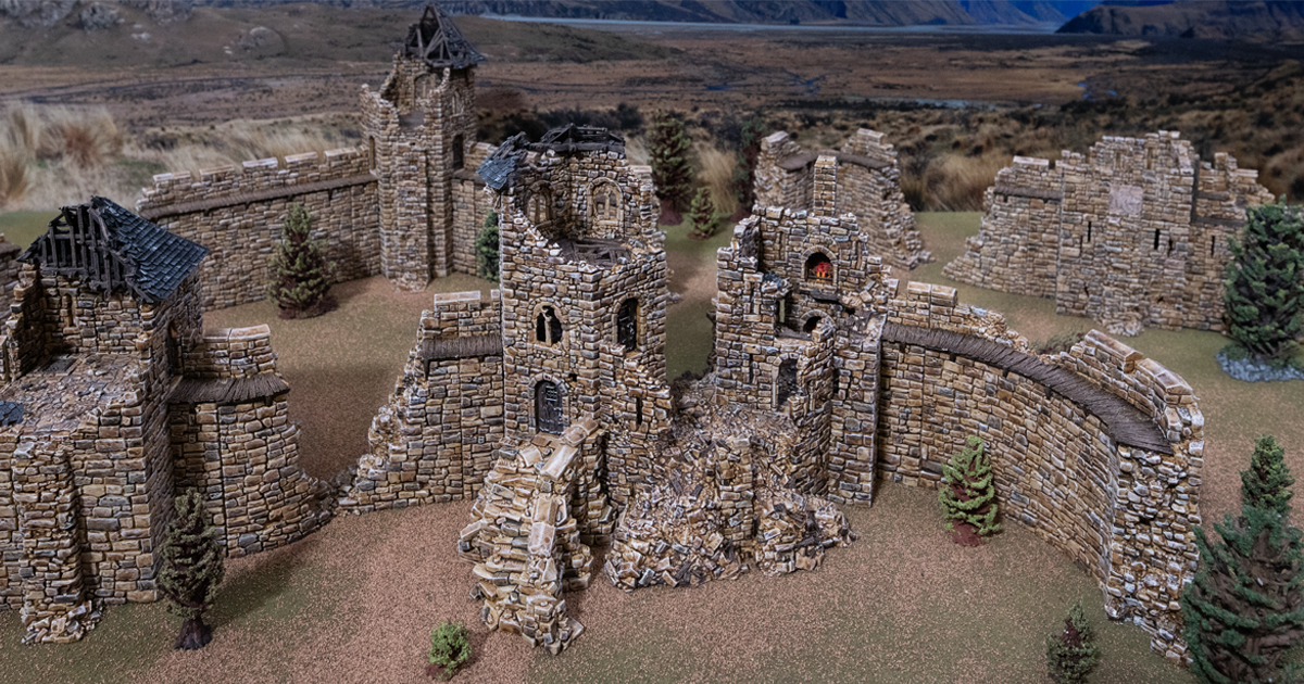 Ruined Queens Quarters - Printable Scenery