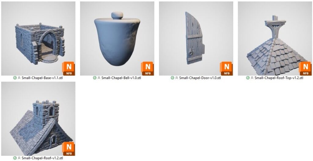 Small Chapel - Printable Scenery