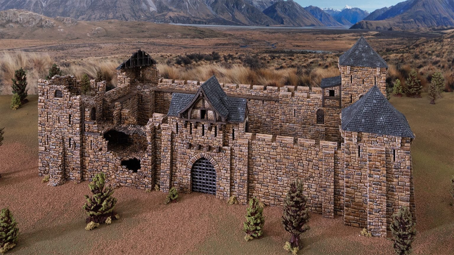 Throne and Ash - Printable Scenery