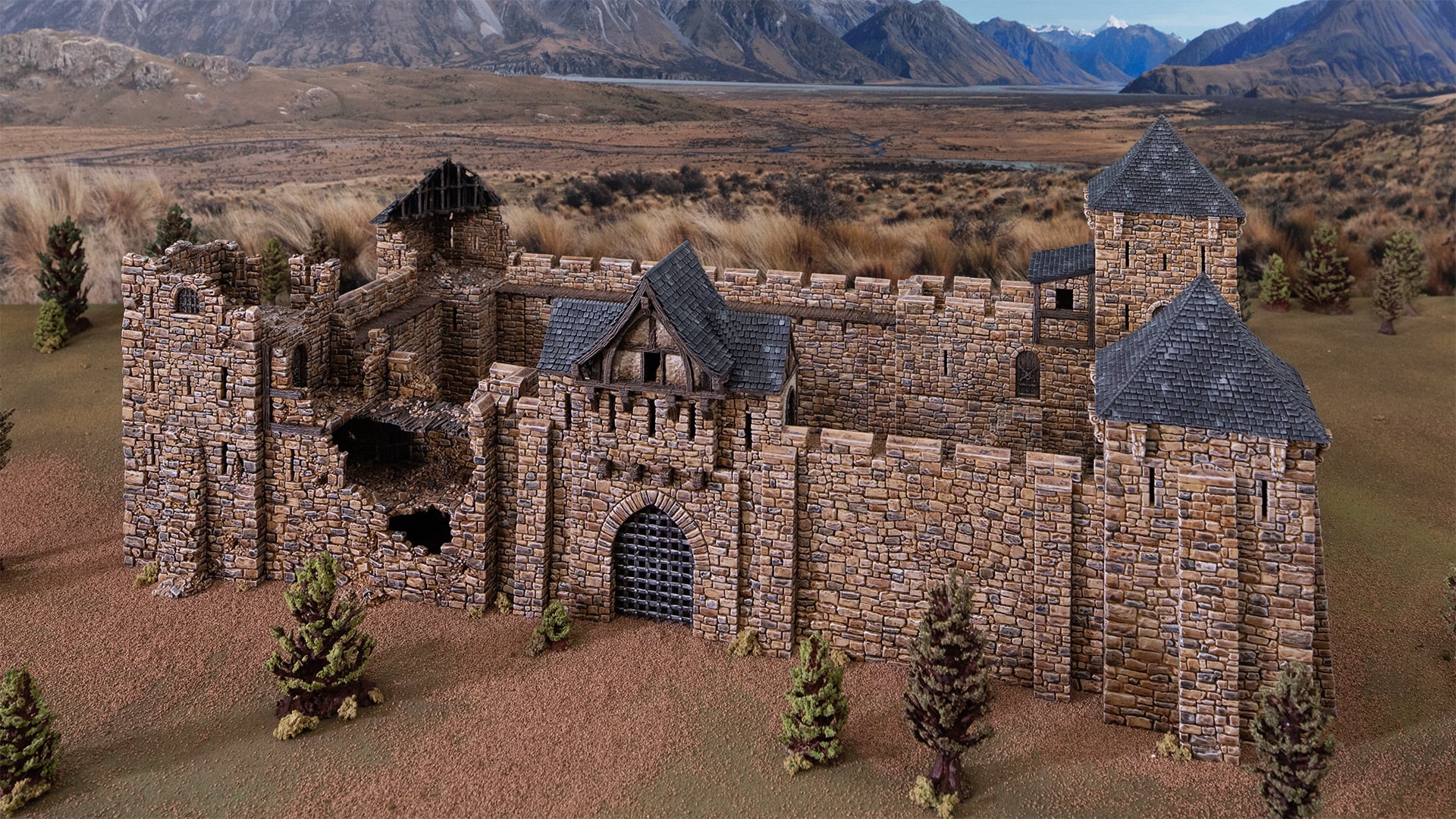 Throne and Ash - Printable Scenery