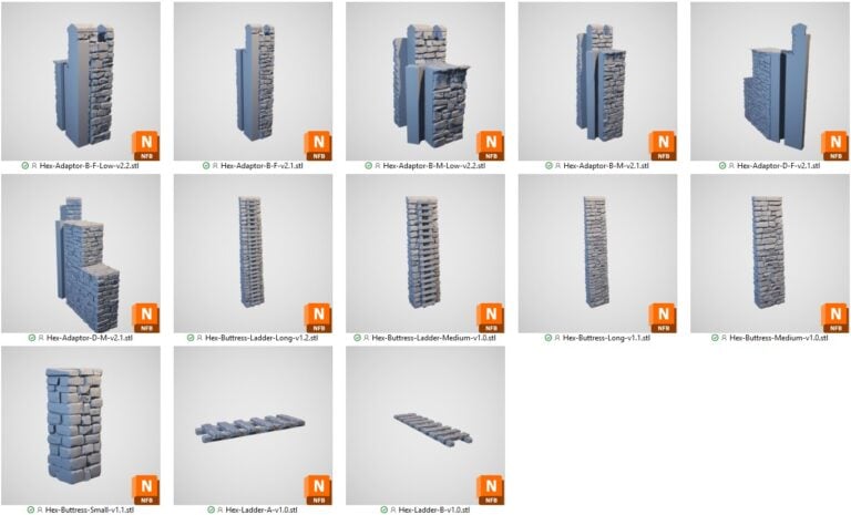 Queens Quarters - Printable Scenery