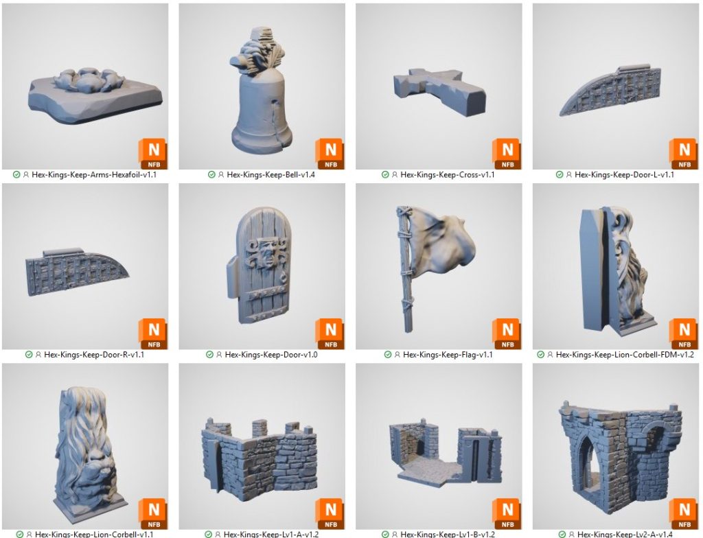 Kings Keep - Printable Scenery