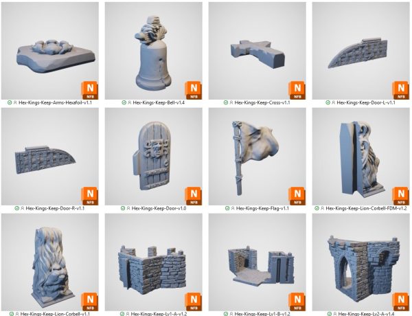 Kings Keep - Printable Scenery