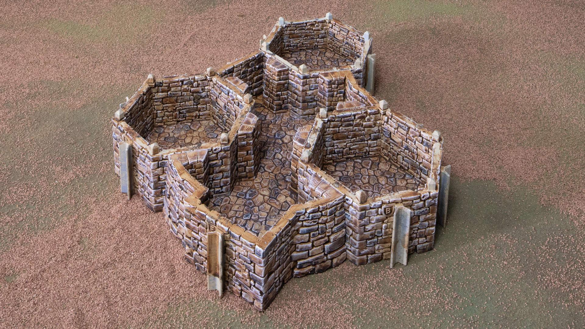 How to assemble the King's Keep - Printable Scenery