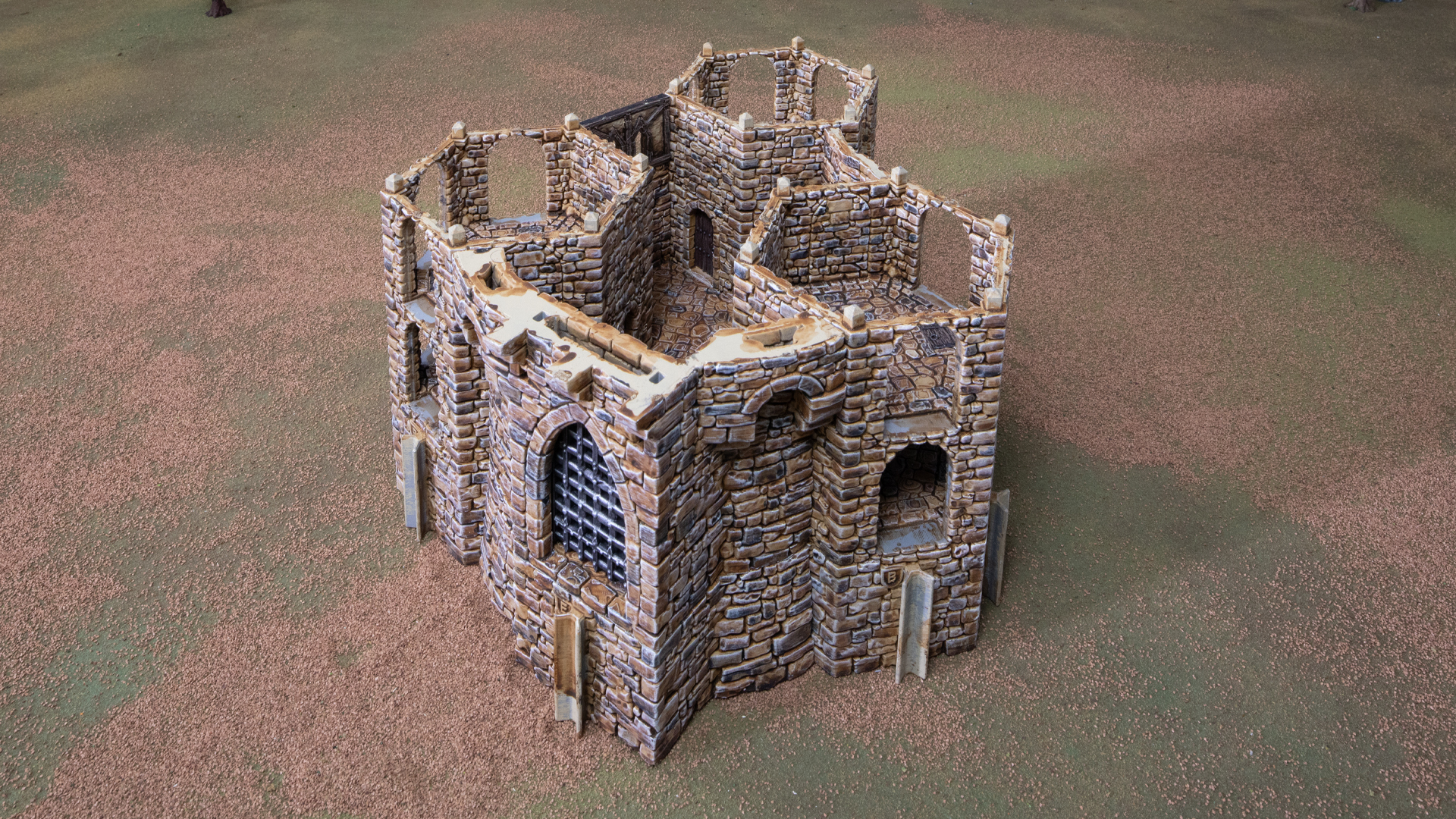 How to assemble the King's Keep - Printable Scenery
