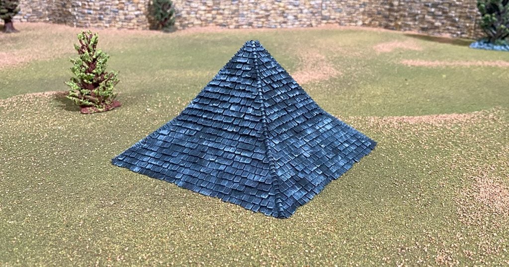 How to paint Wattle & Daub and Roof Tiles - Printable Scenery