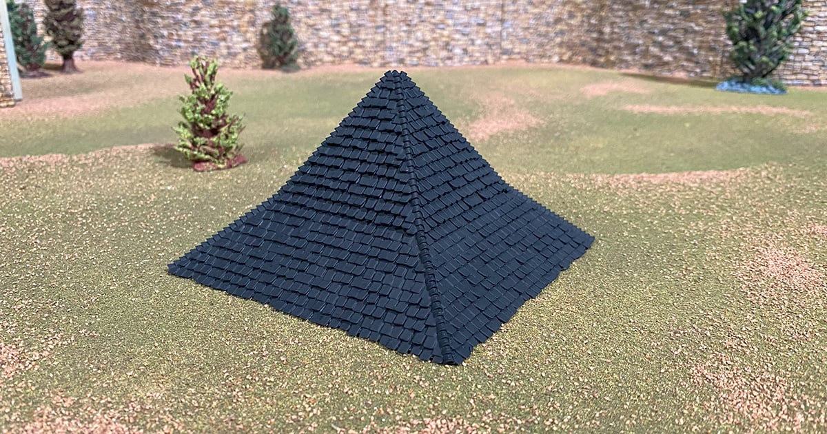 How to paint Wattle & Daub and Roof Tiles - Printable Scenery