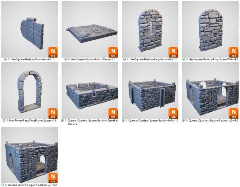 Queens Quarters - Printable Scenery