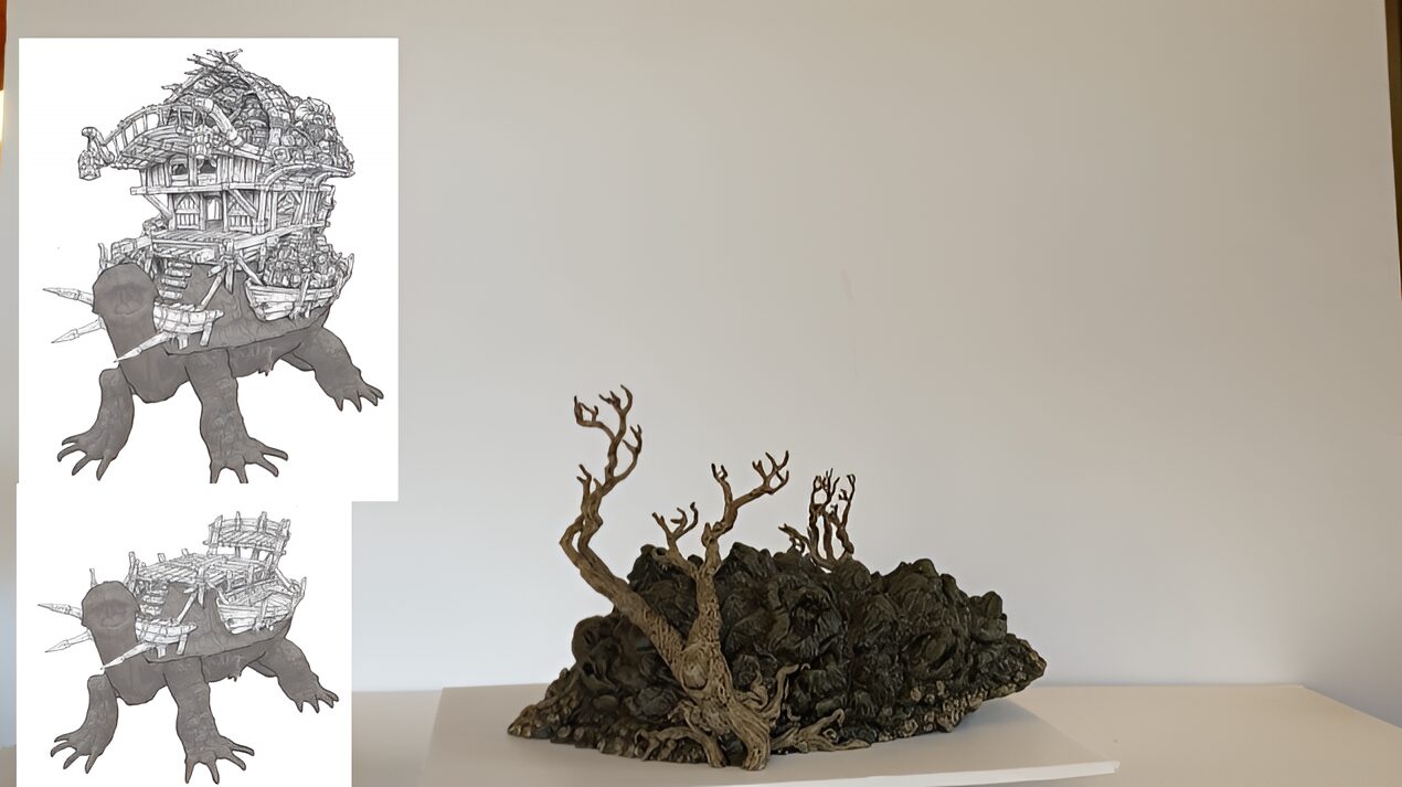 Assembling and painting the Fastcallion Shop - Printable Scenery